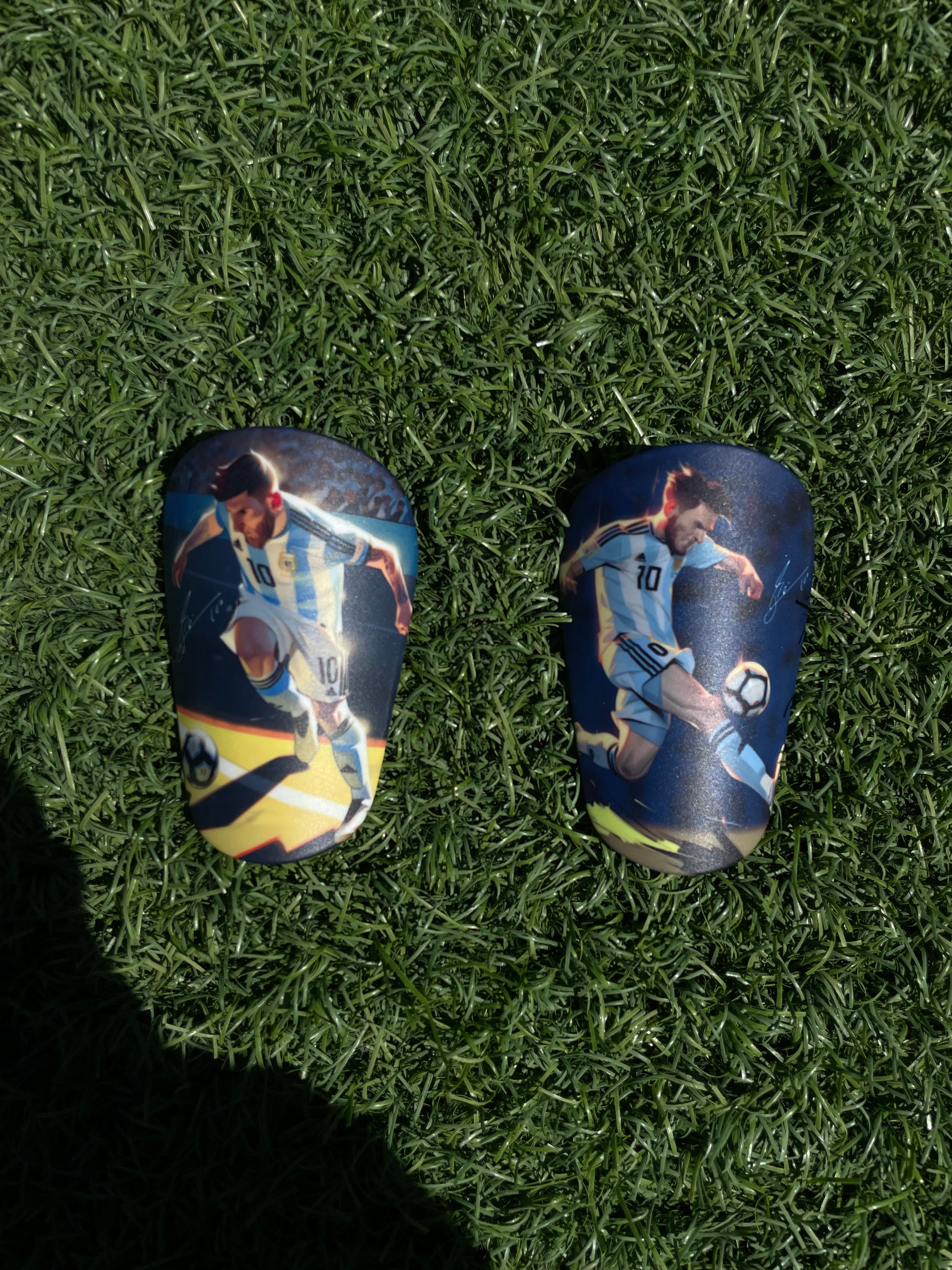 MESSI DRIBBLING SHINPADS | by Maestro Futbol, 10*6CM - Etsy