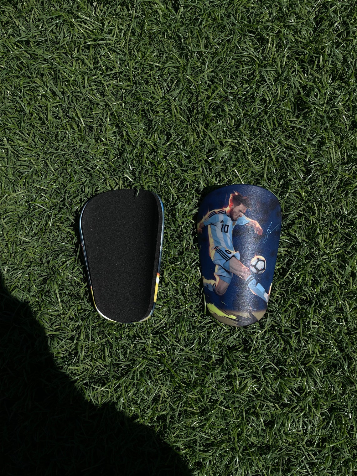 MESSI DRIBBLING SHINPADS | by Maestro Futbol, 10*6CM - Etsy