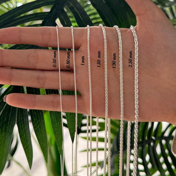 Silver Chains - Etsy