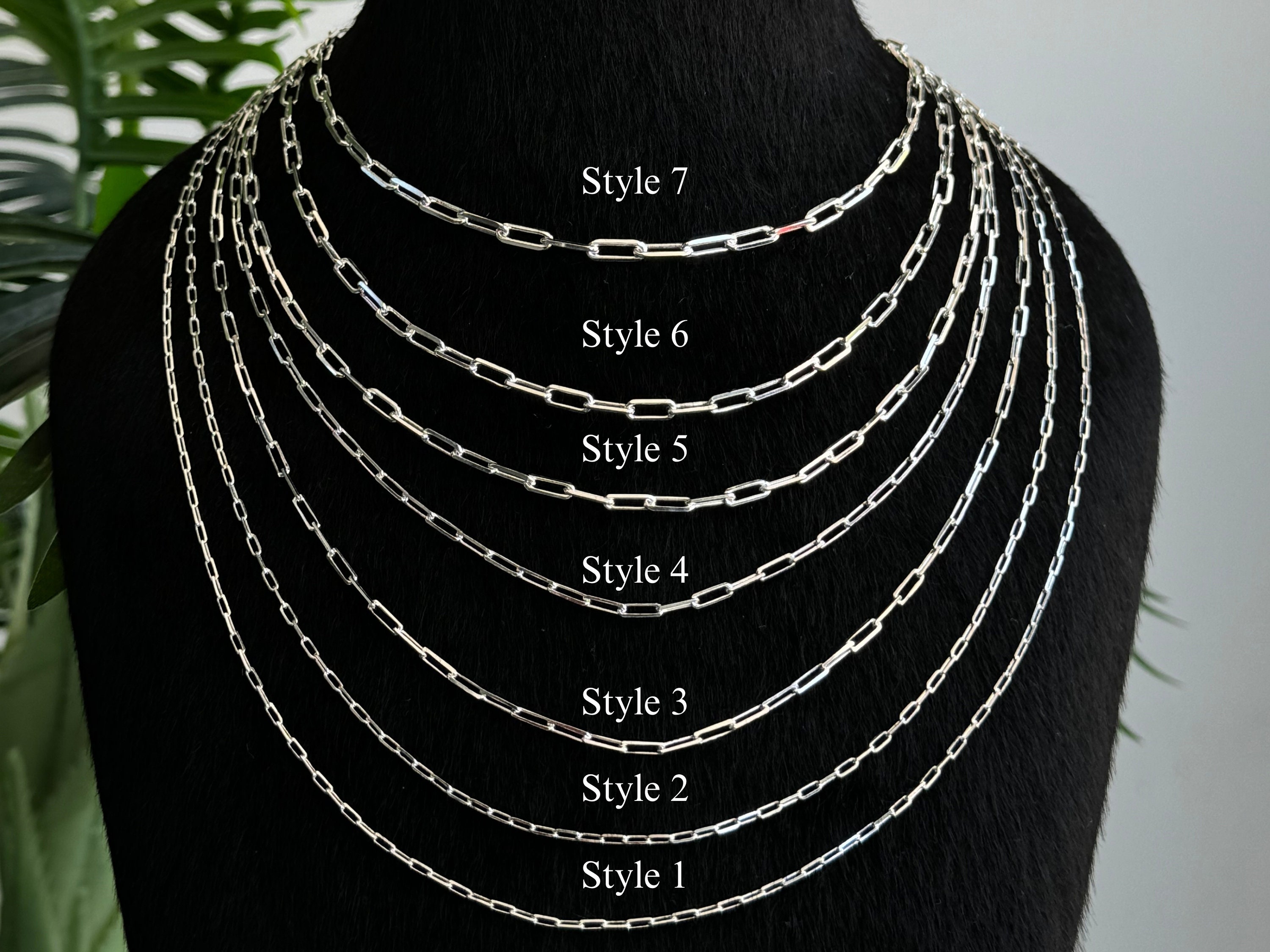 Silver Chain, Turkish 925 Sterling Chain, Elegant Chain, Silver ...