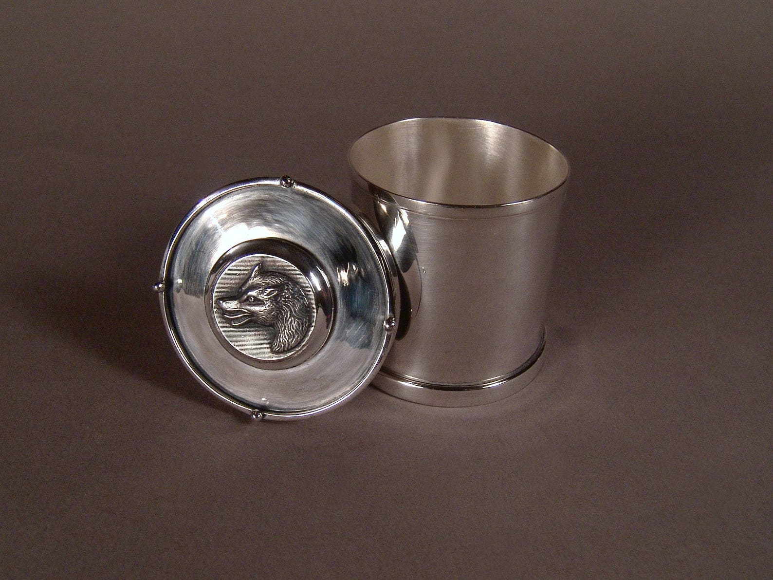 Sterling Silver Wolf Stash Trinket Reliquary Box - Etsy