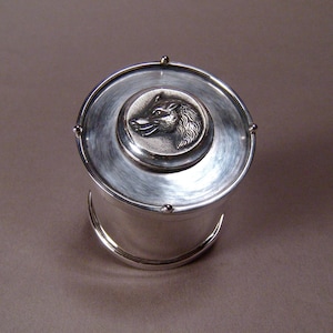 Sterling Silver Wolf Stash Trinket Reliquary Box - Etsy