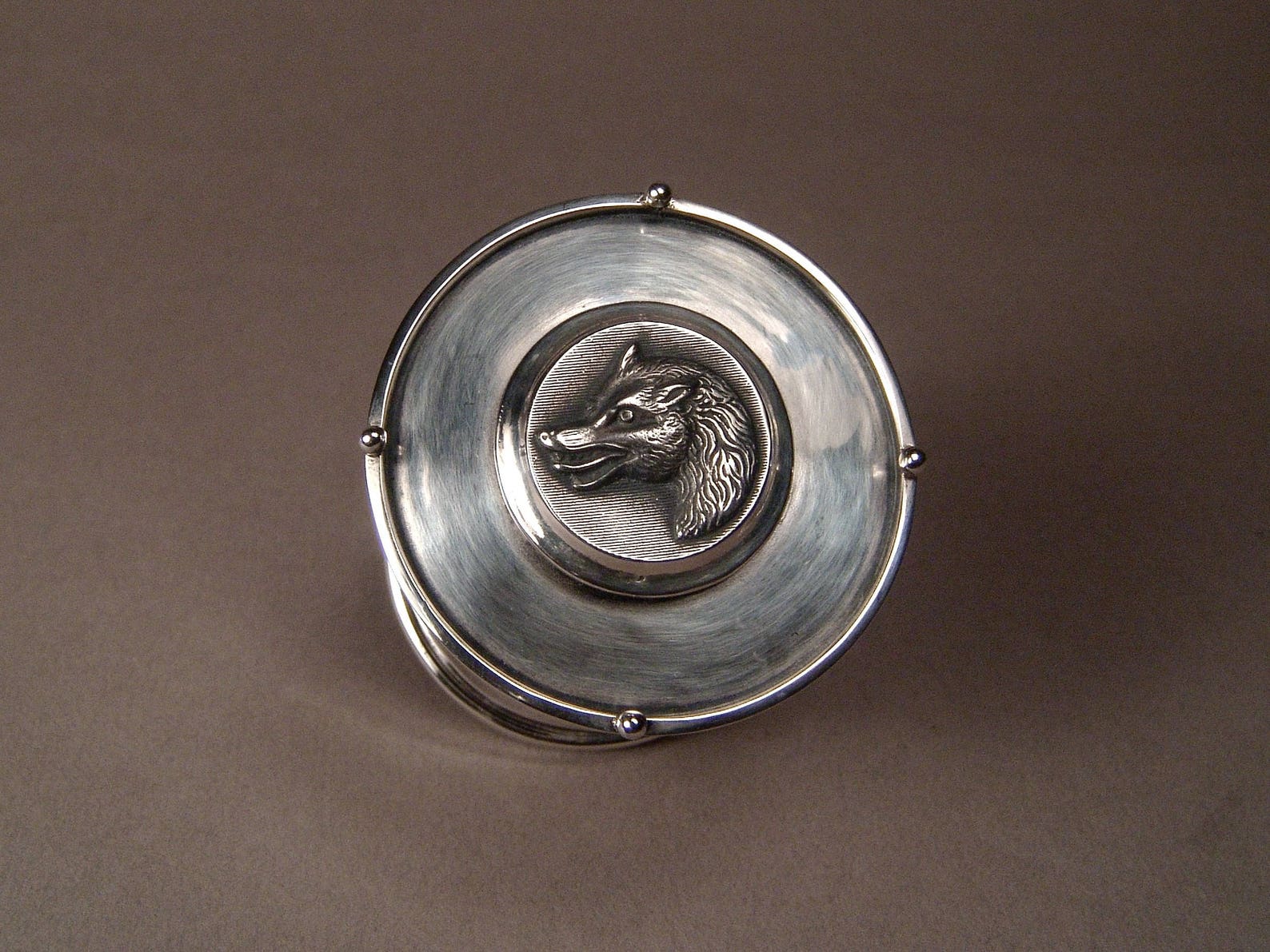 Sterling Silver Wolf Stash Trinket Reliquary Box - Etsy