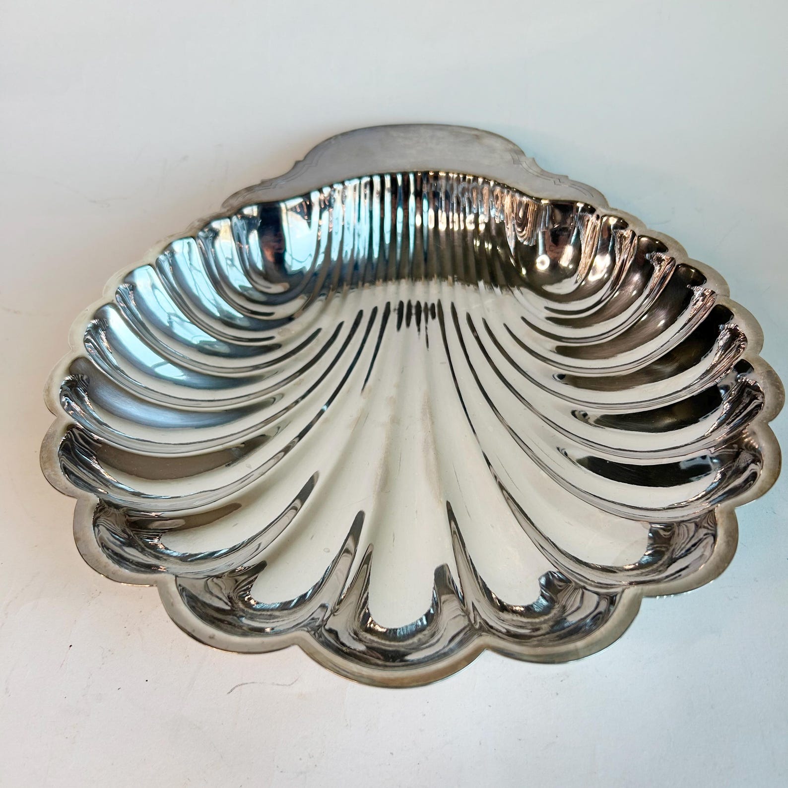 Vintage French Fleuron Silver Plated Shell Serving Tray Centerpiece - Etsy