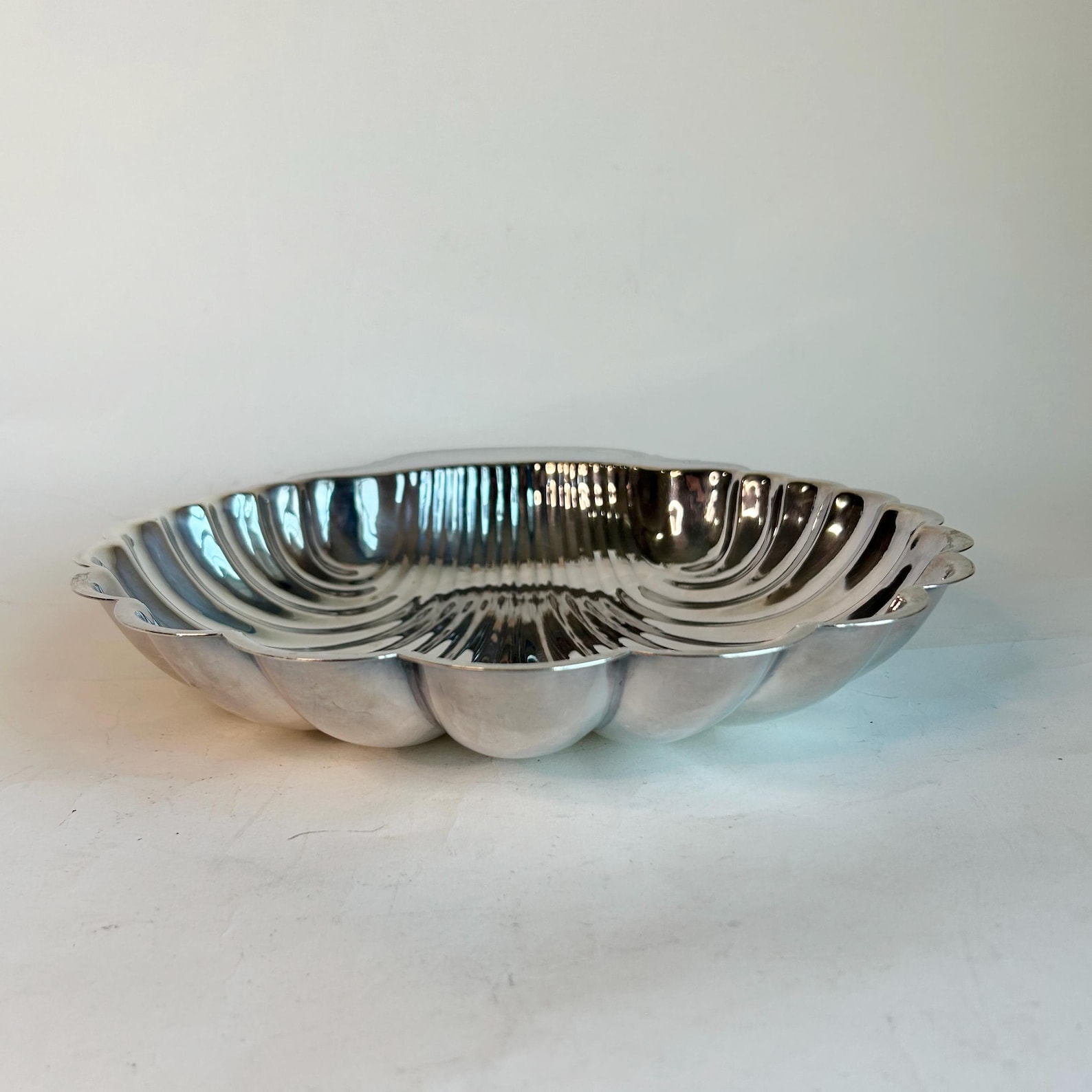 Vintage French Fleuron Silver Plated Shell Serving Tray Centerpiece - Etsy