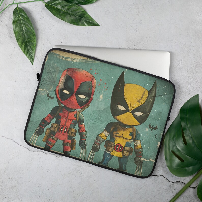 Deadpool and Wolverine Laptop Sleeve Marvel Gifts Gifts for Him Disney ...