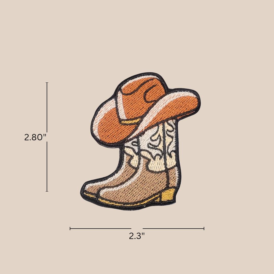 Cowboy Hat and Boots Patch - Etsy