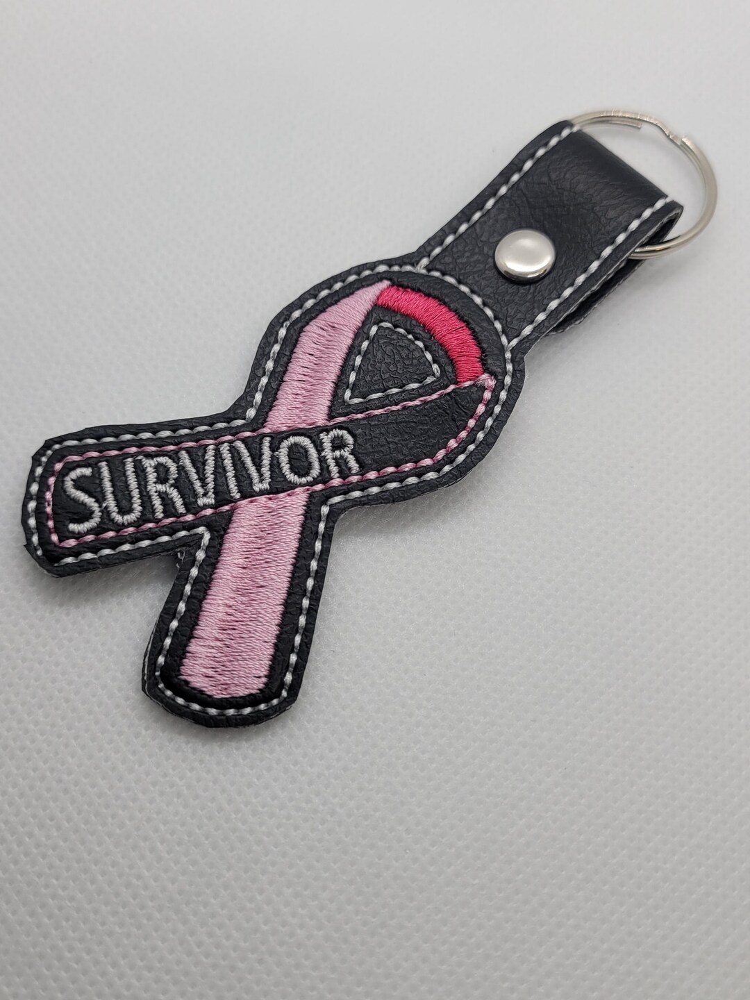 Breast Cancer Survivor Key Fob - Etsy