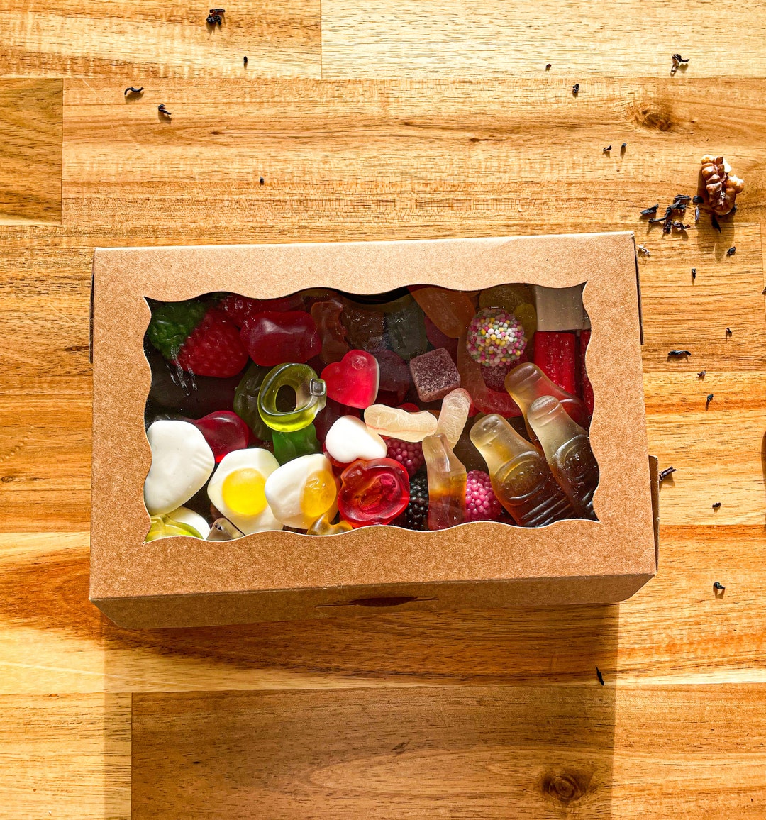 Small Gummies Mix Box, Gummy Candies, Gummy Bears, Sweet Gift Box, Gift ...