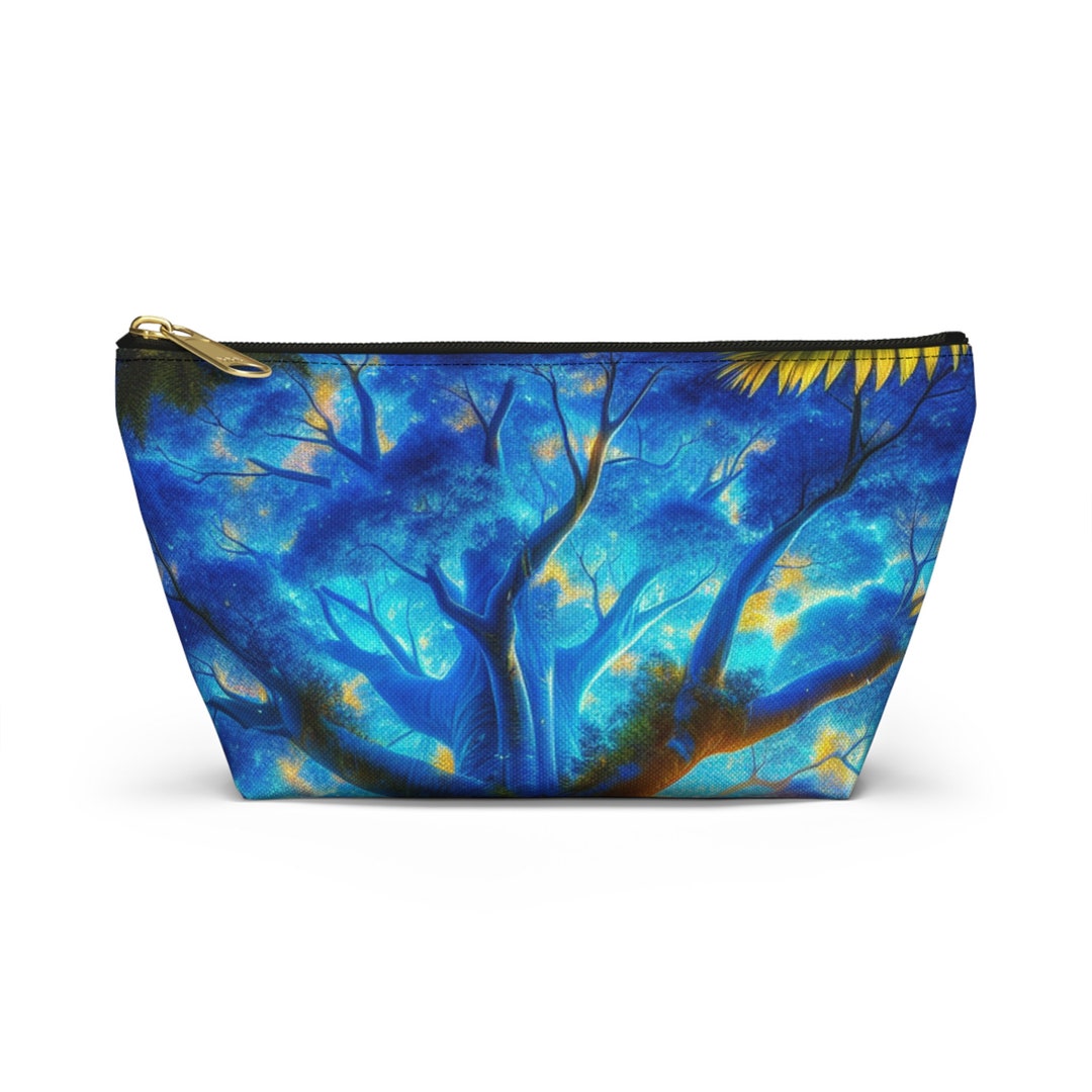 Jamaica Blue Mahoe Tree Accessory Pouch W T-bottom - Etsy