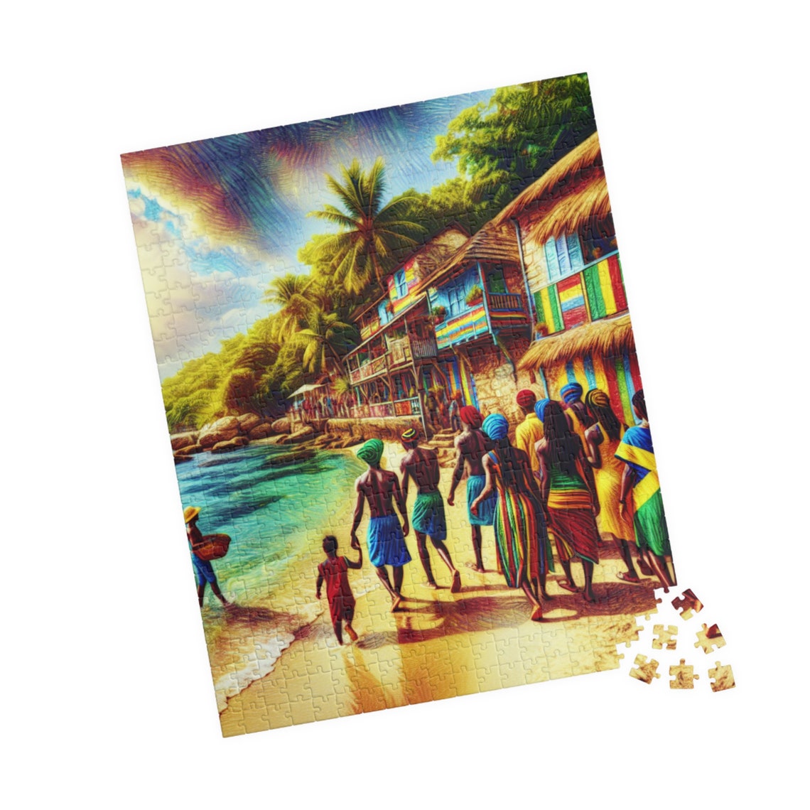 Island People Puzzle (110, 252, 520, 1014-piece) - Etsy