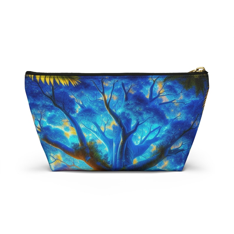 Jamaica Blue Mahoe Tree Accessory Pouch W T-bottom - Etsy