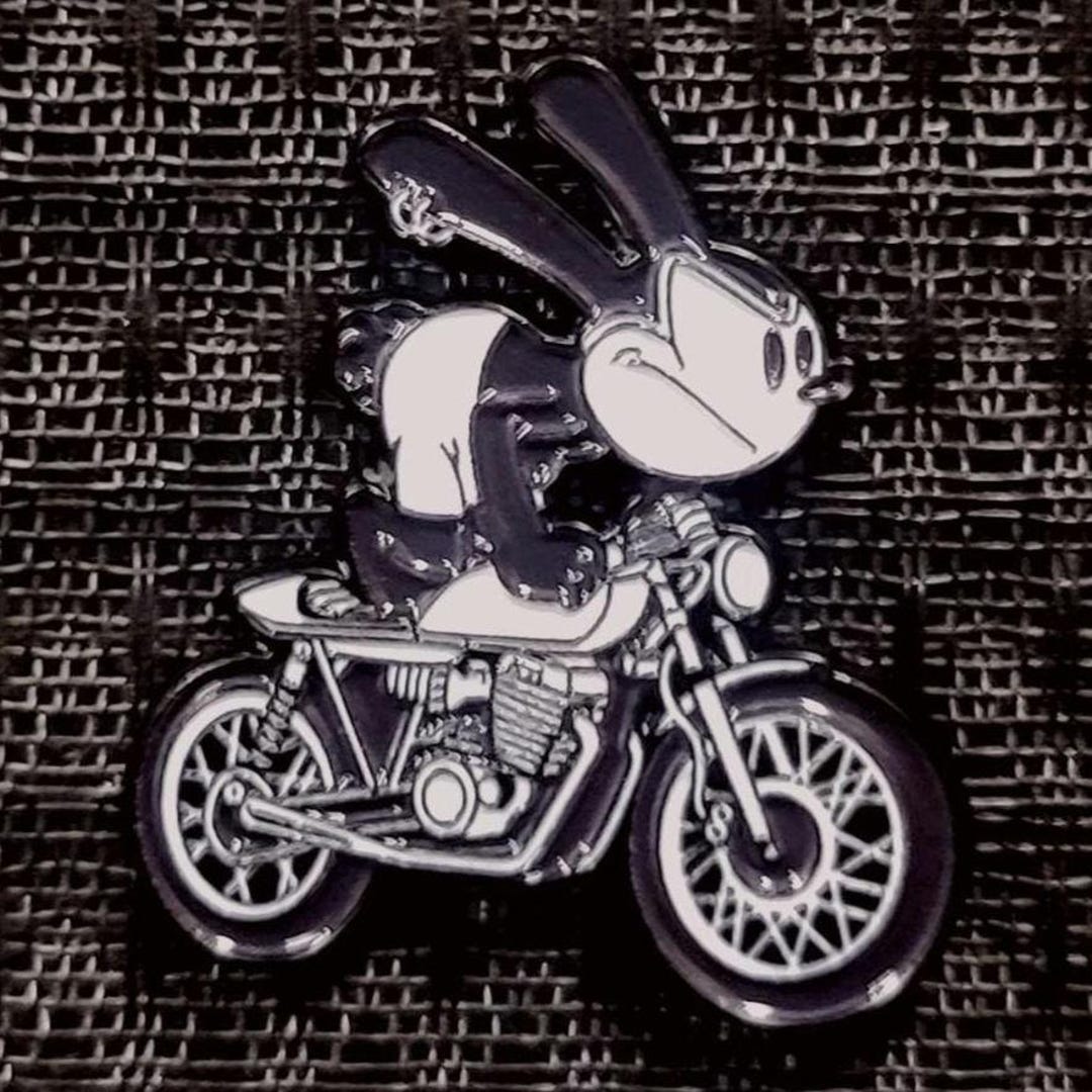 Racing Rabbit Collector's Pin - Etsy