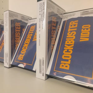 Retro VHS Rental Clamshell Case – Blockbuster & Hollywood Video ...