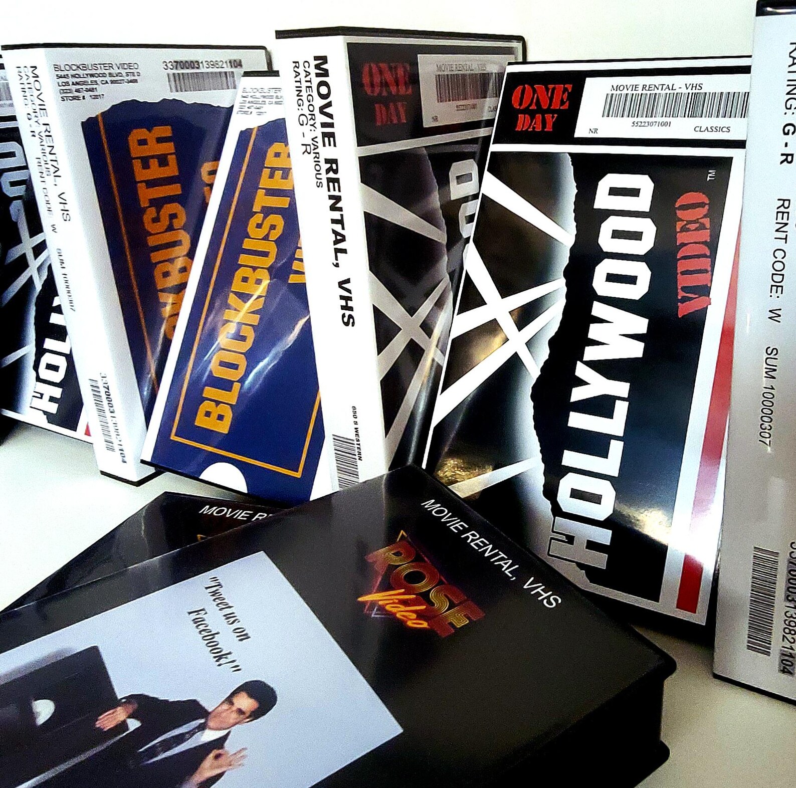 Retro VHS Rental Clamshell Case – Blockbuster & Hollywood Video ...