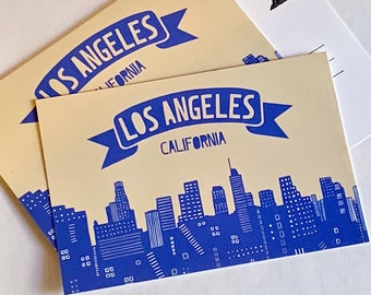 Los Angeles Postcard | Etsy