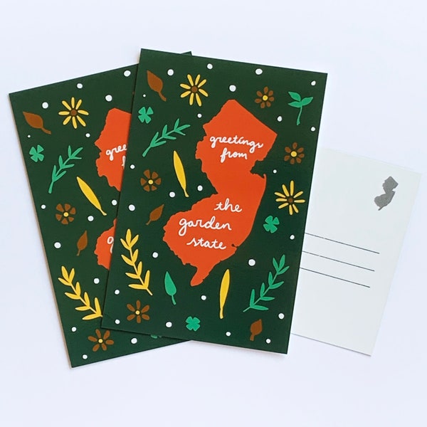 New Jersey Postcard - Etsy