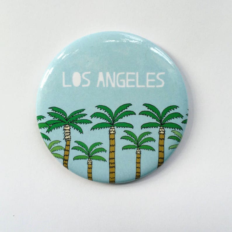 Los Angeles Magnet LA Palm Tree Trees California Souvenir - Etsy