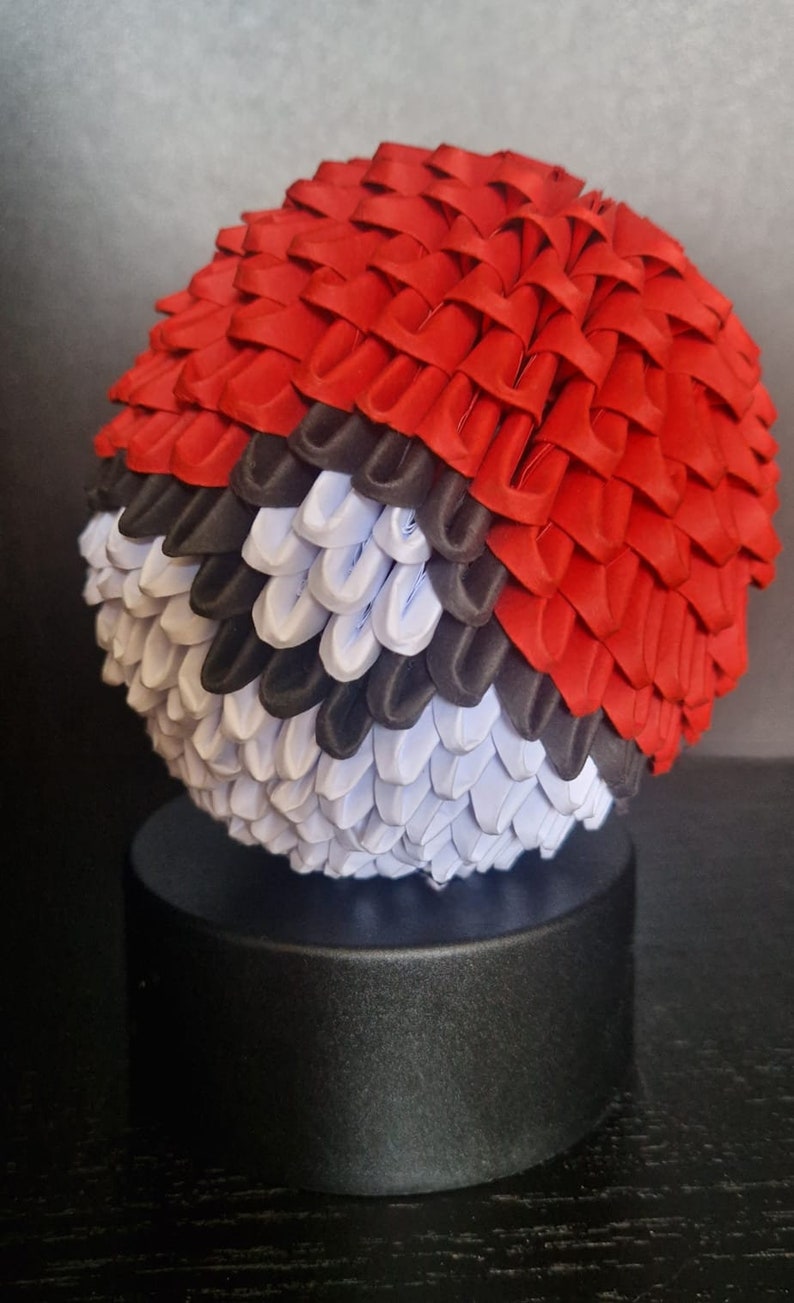 3D Origami Pokemon Pokeball - Etsy
