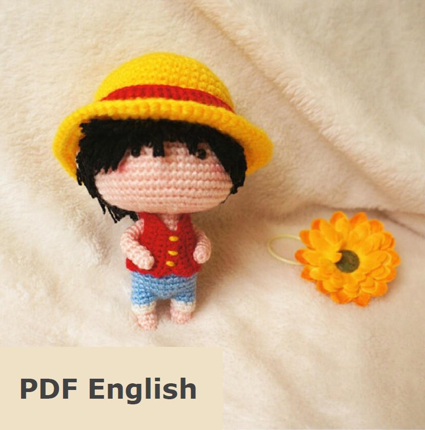 Crochet Monkey D. Luffy: Sail the Seas With Your Own Straw Hat Pirate ...