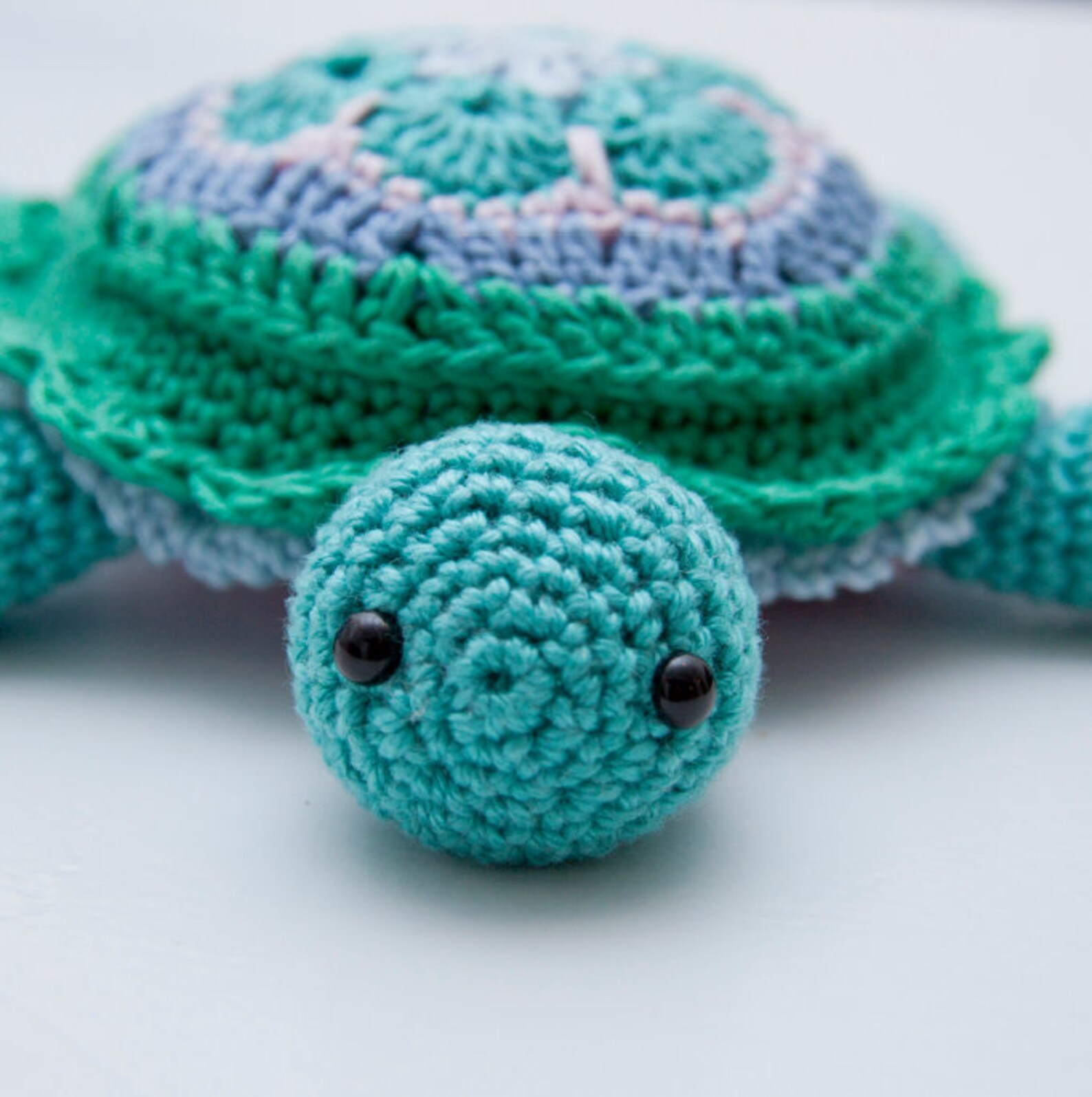 African Flower Turtle Pincushion: Whimsical Crochet Pattern for ...