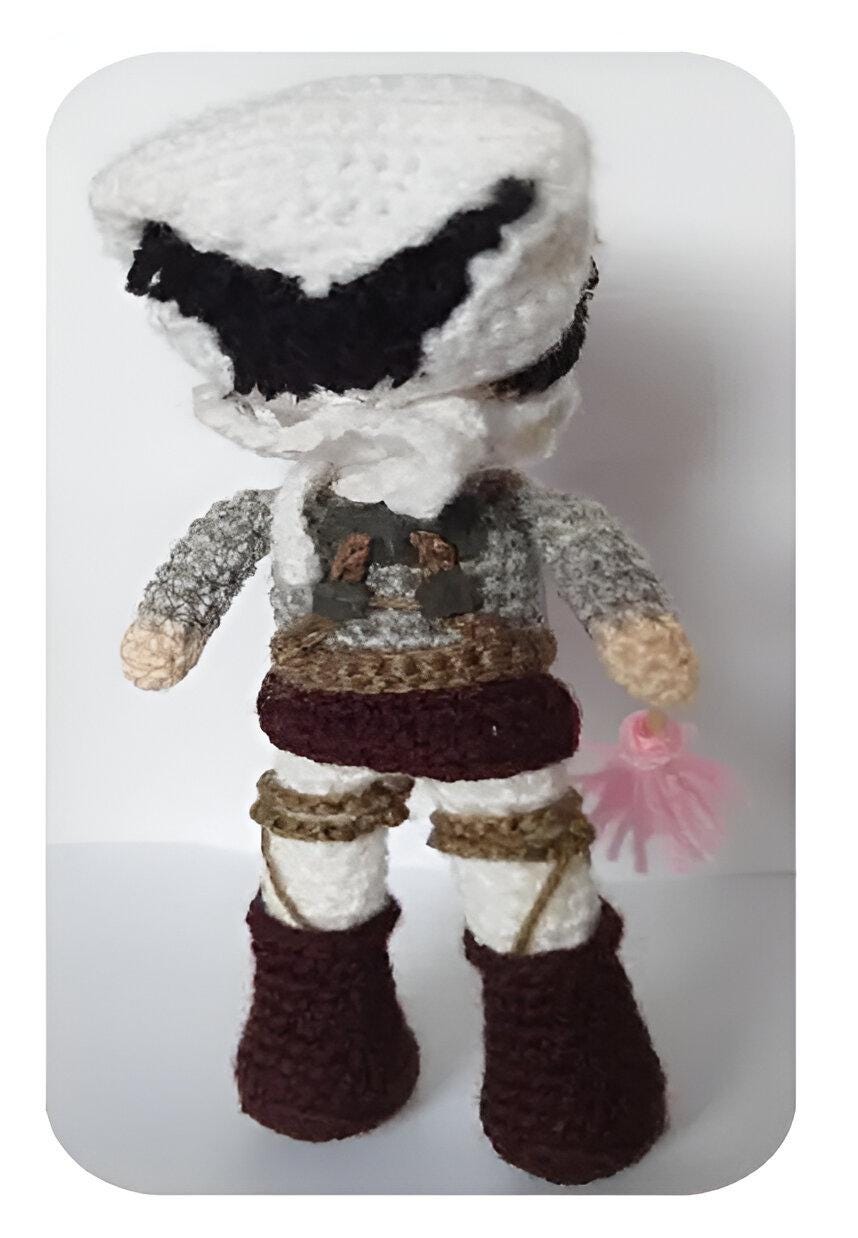 Cleaning Levi Amigurumi Pattern - Attack on Titan Crochet Pattern - Etsy