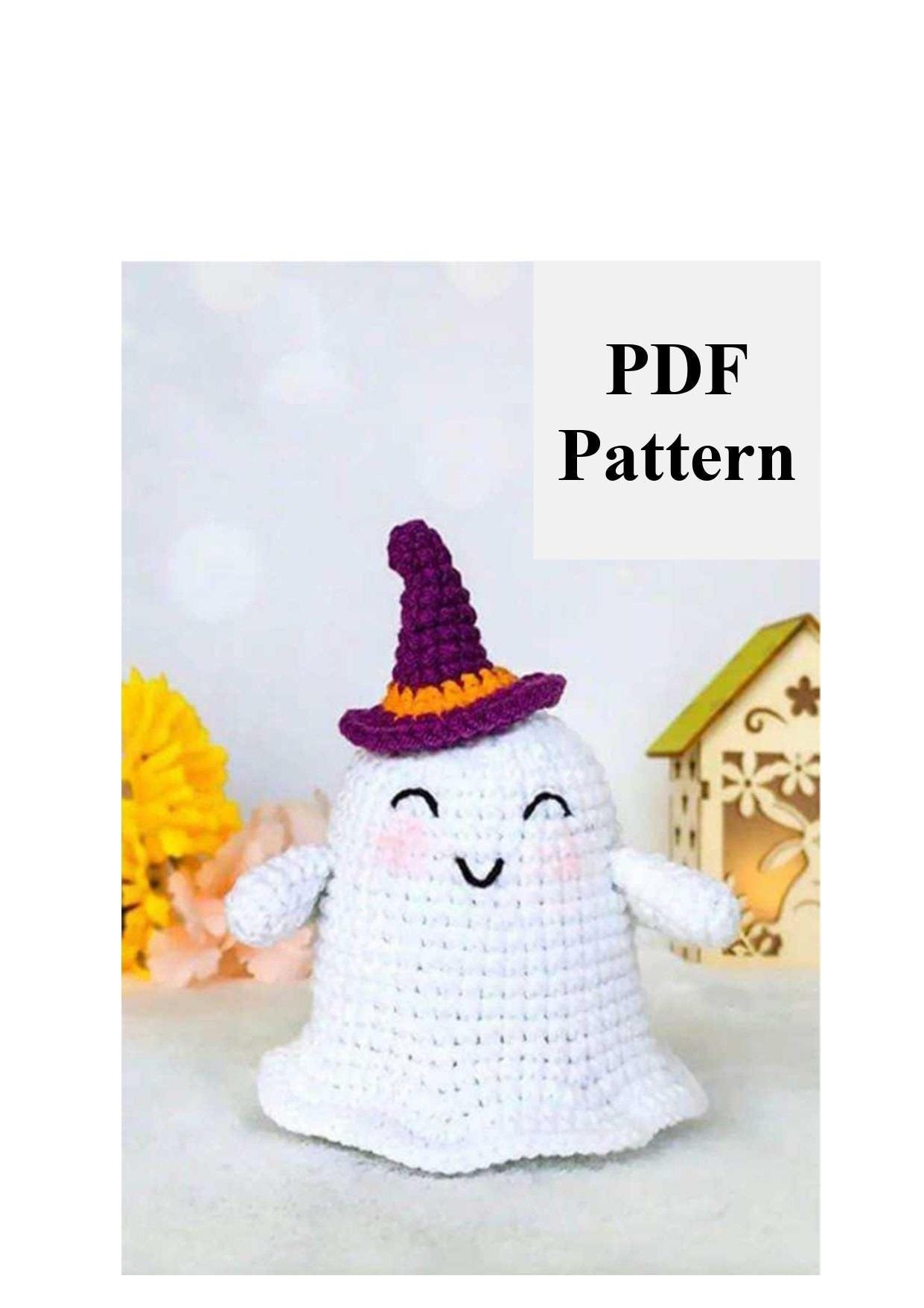 Ghost Amigurumi Halloween PDF Pattern – Crochet Your Own Spooky Toy - Etsy