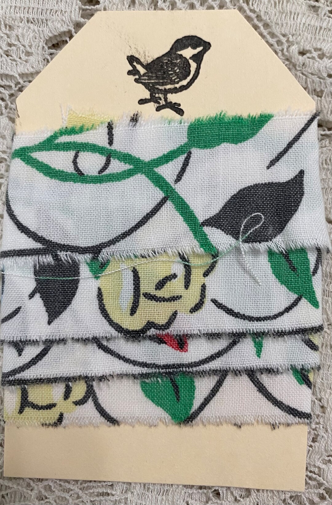 Hand Torn Fabric Ribbon, Frayed Ribbon, Upcycled Vintage Textile ...