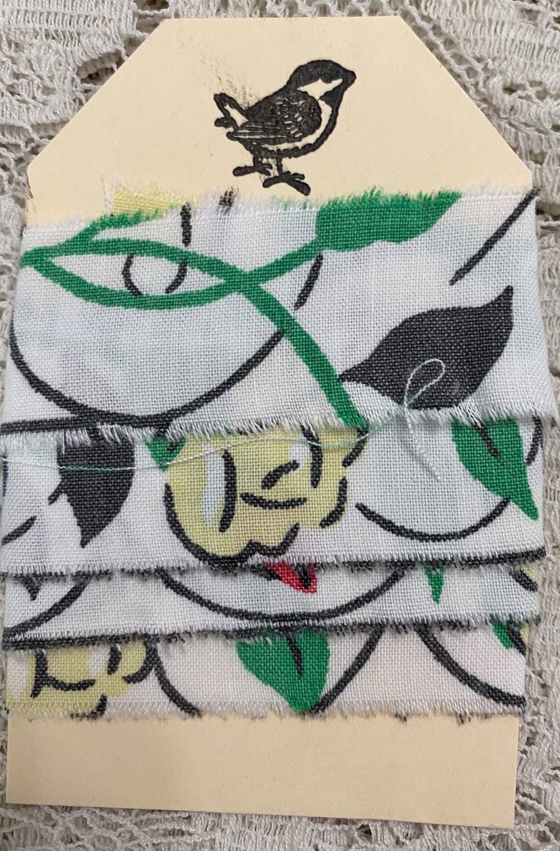 Hand Torn Fabric Ribbon, Frayed Ribbon, Upcycled Vintage Textile ...