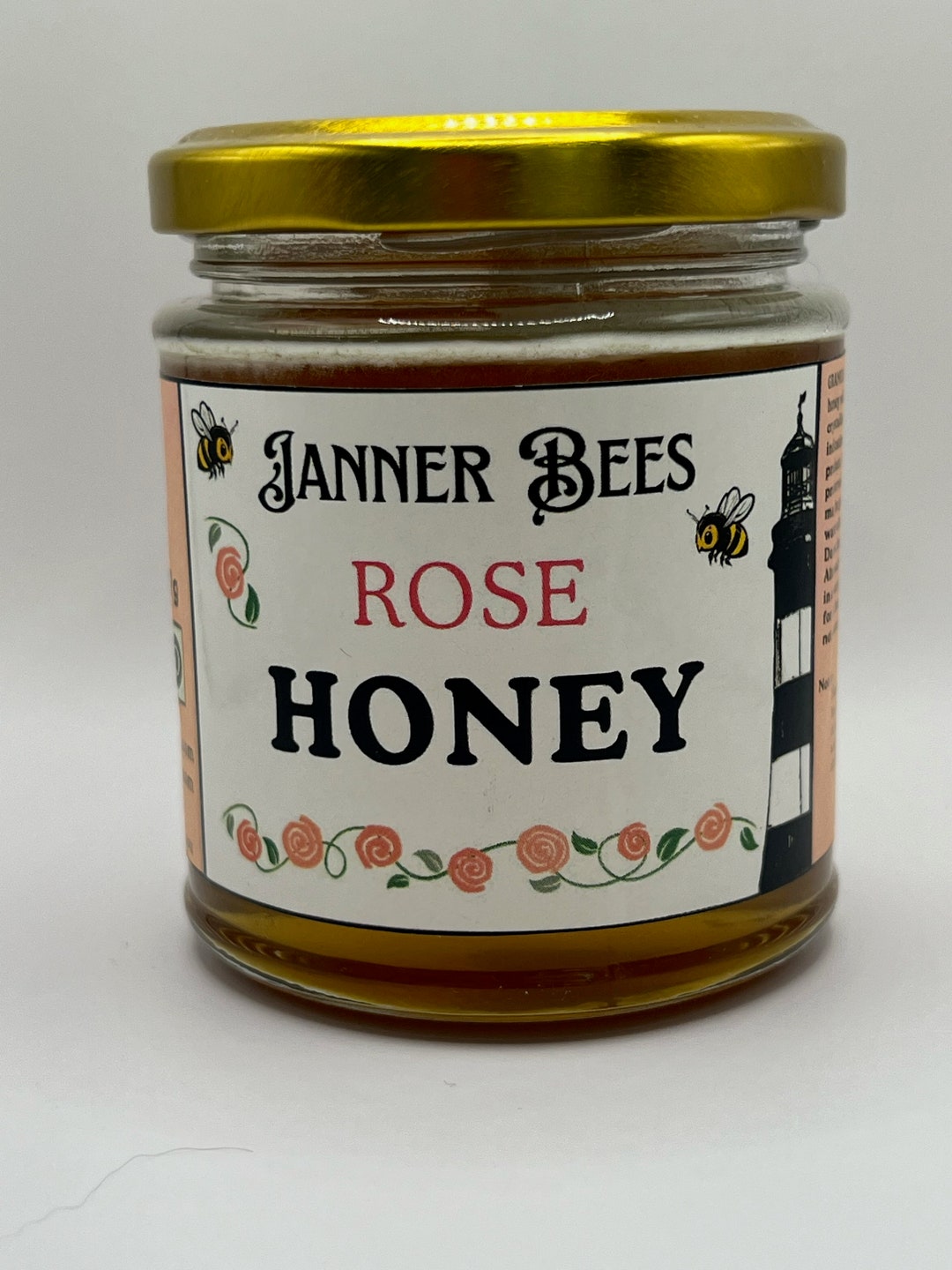 Rose Honey Devon Infused Raw Honey British Origin - Etsy