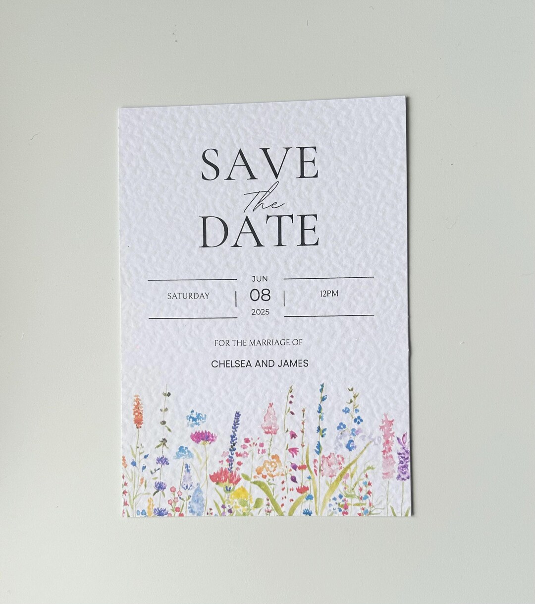 Wildflower Wedding Save the Date, Save the Date, Floral Save the Date ...