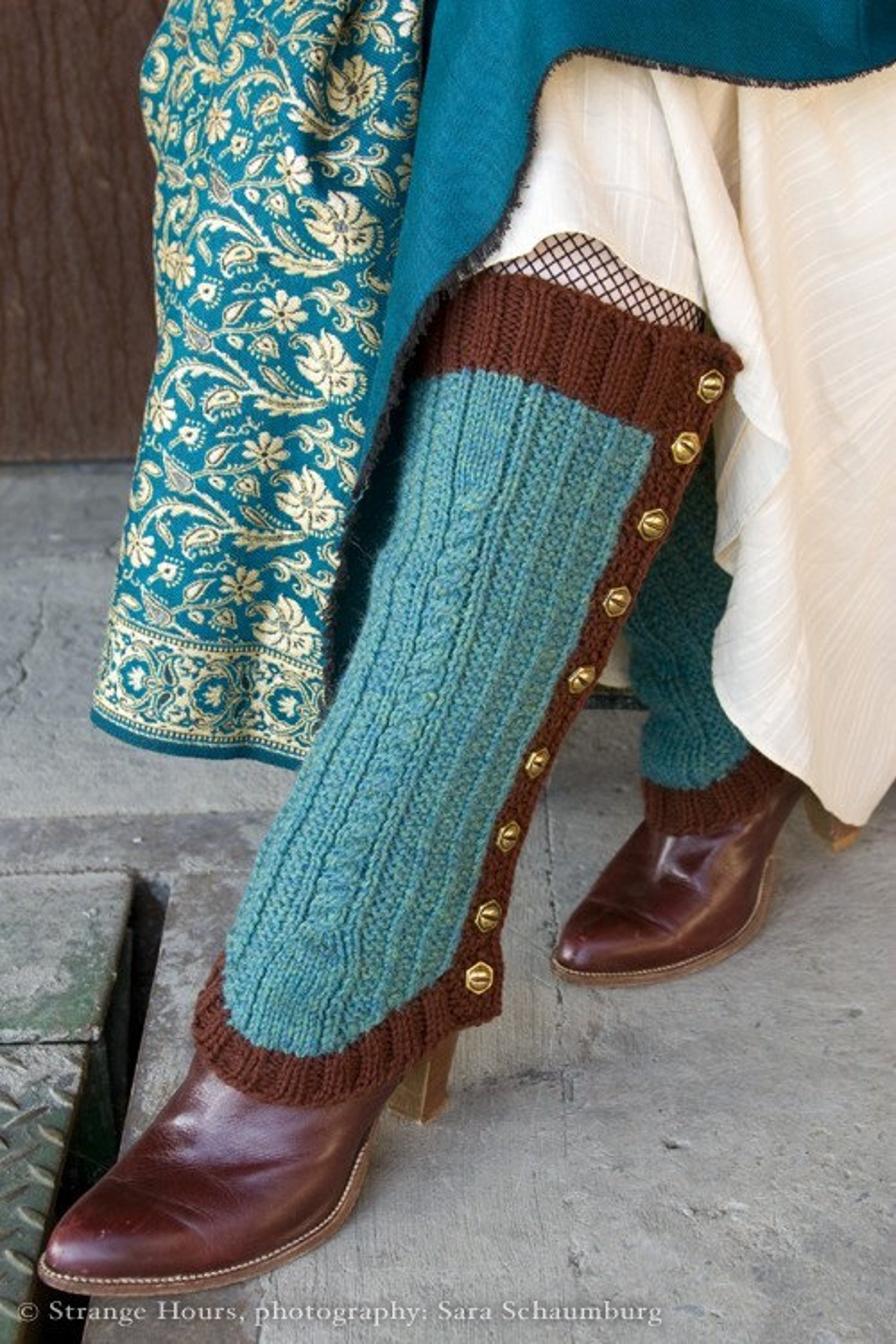 Well-heeled Spatterdashes Knitting Pattern - Etsy