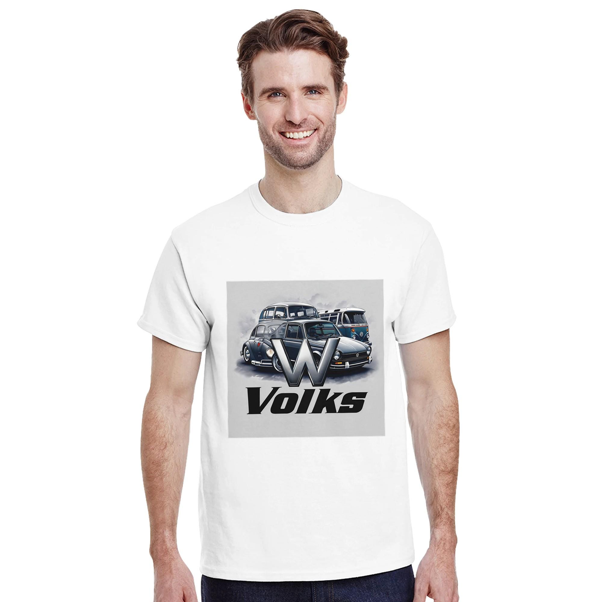 Vintage Vw-inspired T-shirt - Classic Volkswagen Beetle, MK1 Golf & VW ...