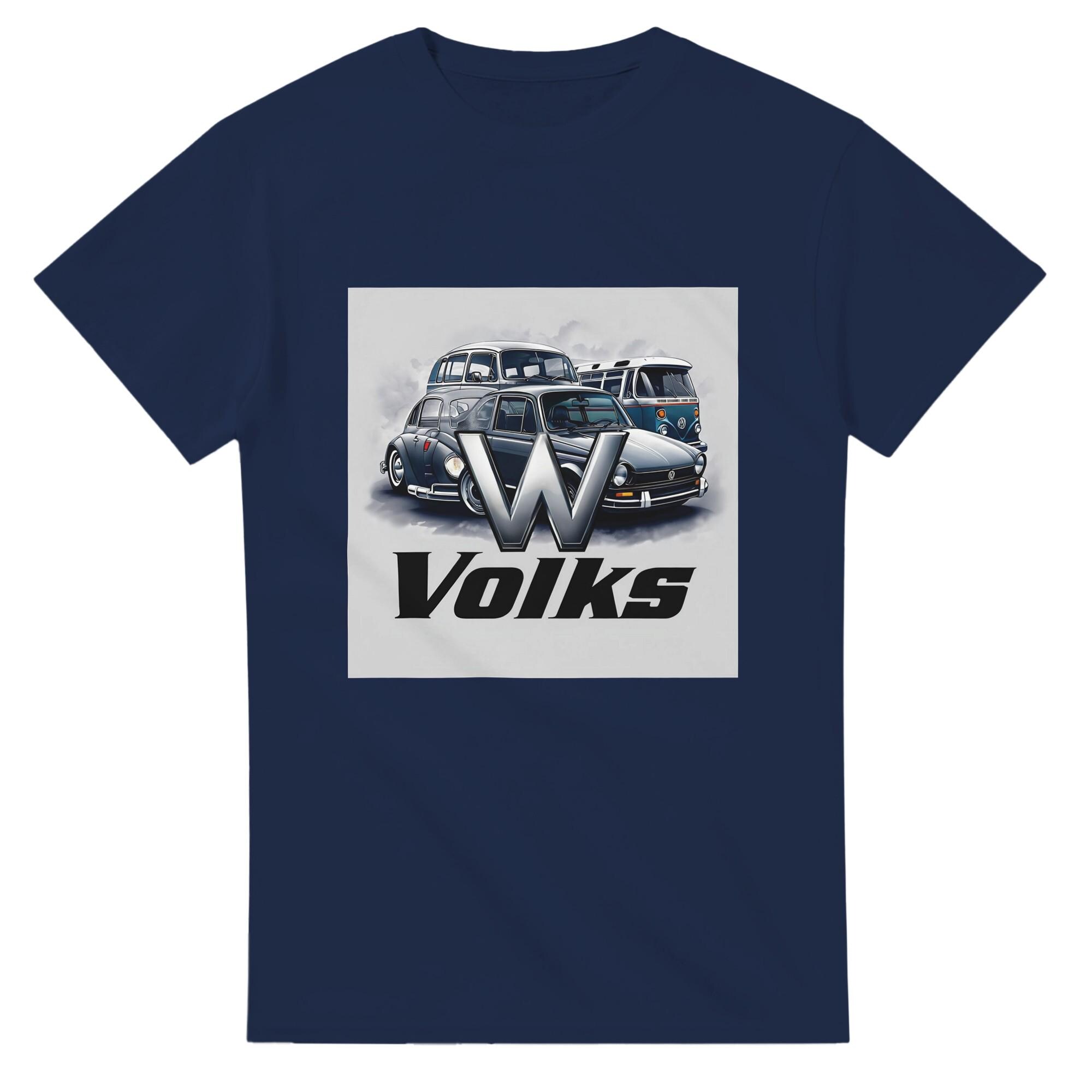 Vintage Vw-inspired T-shirt - Classic Volkswagen Beetle, MK1 Golf & VW ...