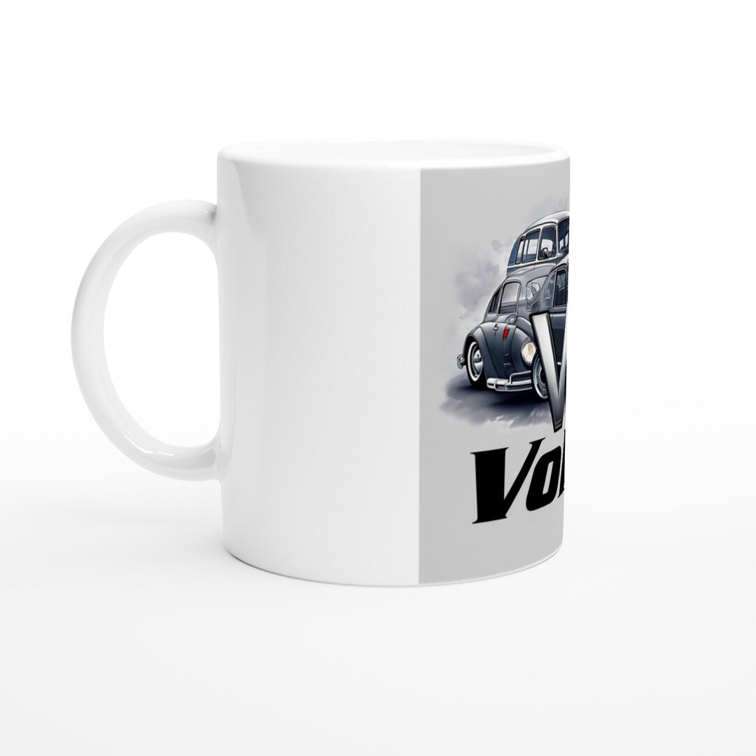 Vintage Vw-inspired 11oz Mug - Classic Volkswagen Beetle, MK1 Golf & VW ...