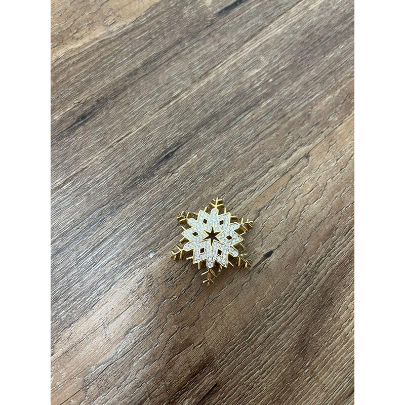 Snowflake Brooch Pin - Etsy