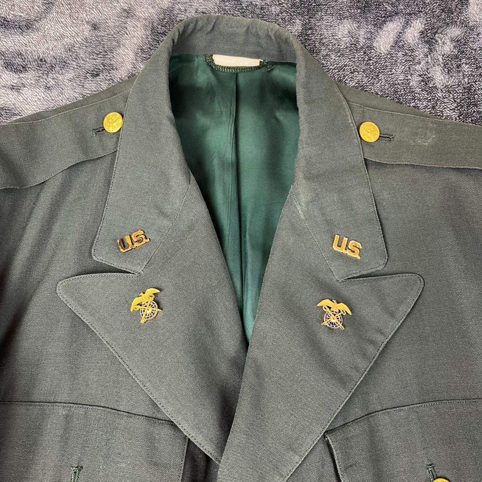 Vtg Vietnam War U.S Army AG-344 Tropical Wool Blend Uniform Two Piece ...