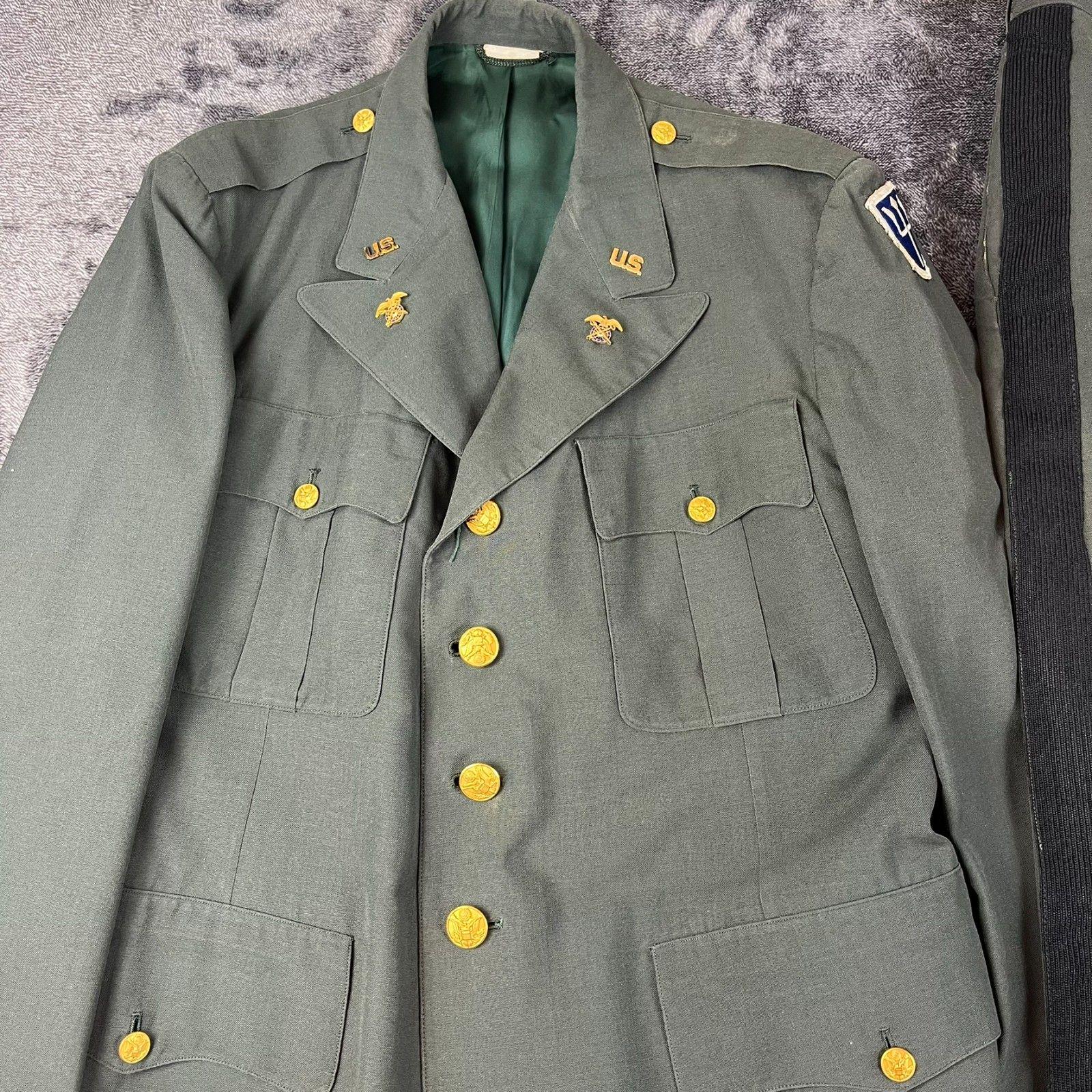 Vtg Vietnam War U.S Army AG-344 Tropical Wool Blend Uniform Two Piece ...