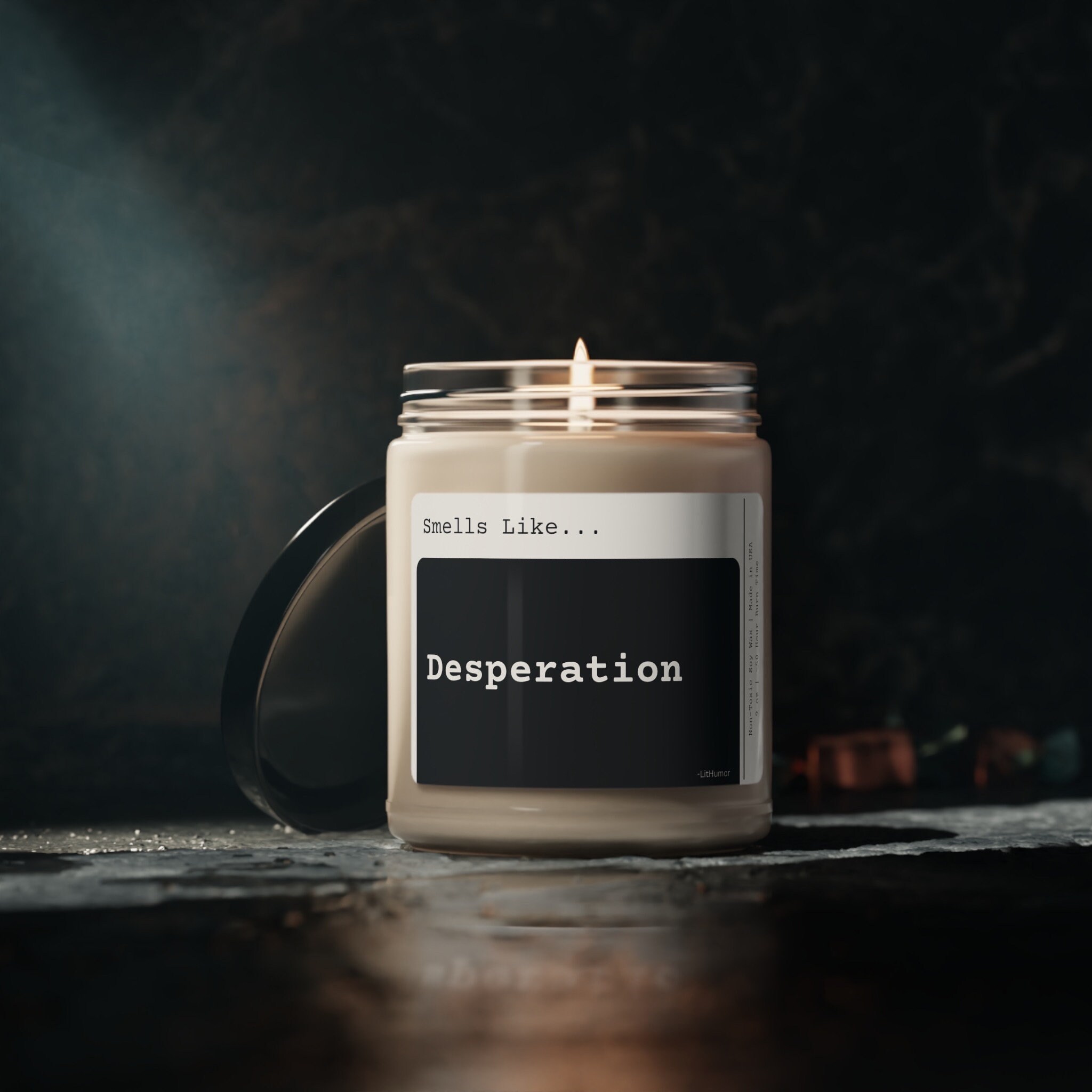 Desperation Funny Candle Gag Gift Scented Soy Candle, 9oz - Etsy