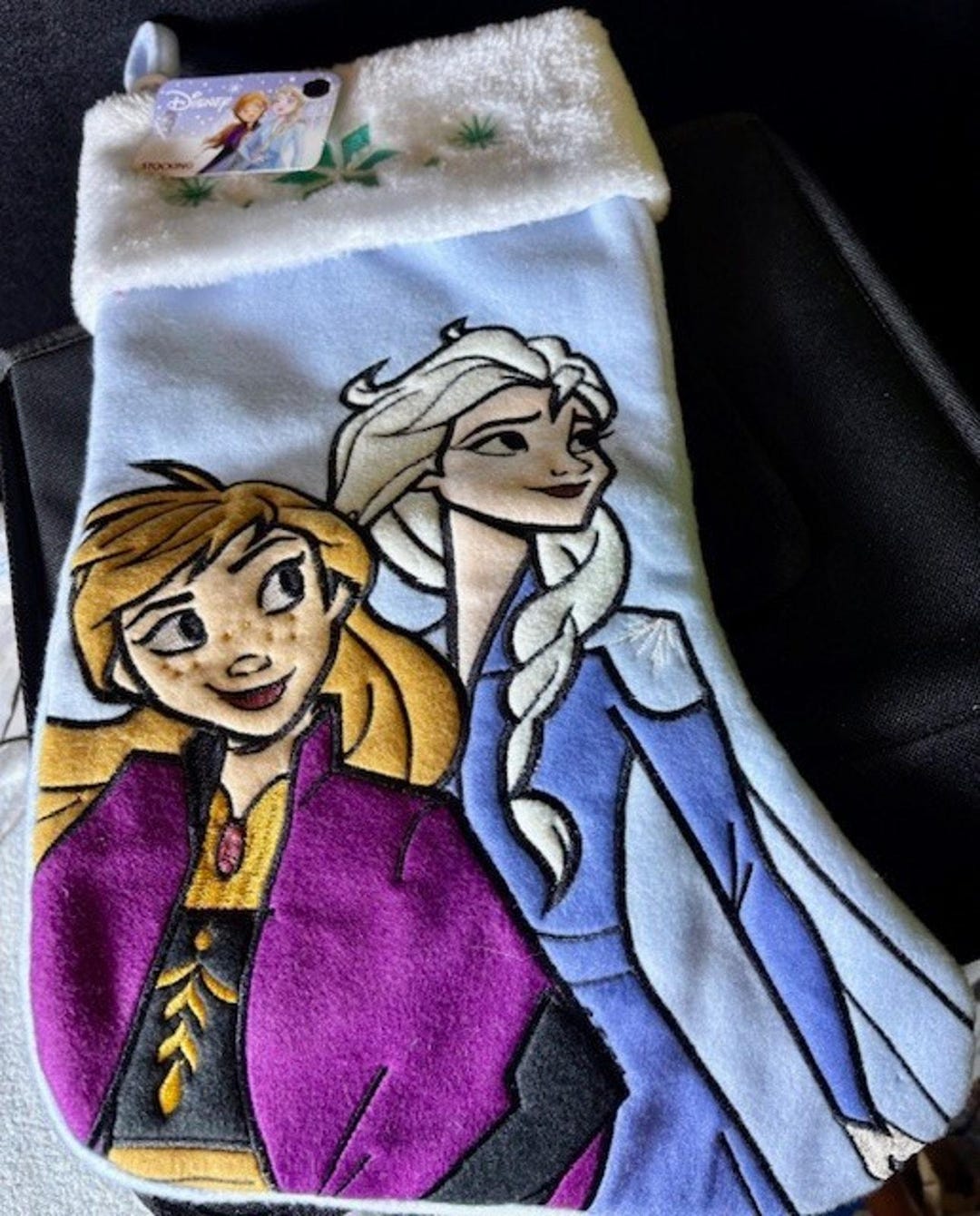 Disney Frozen Elsa and Anna Holiday Christmas Stocking - Etsy