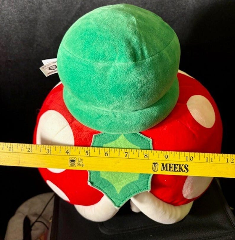 Super Mario Large Mega Piranha Plant Plush, Club Mocchi 15" - Etsy