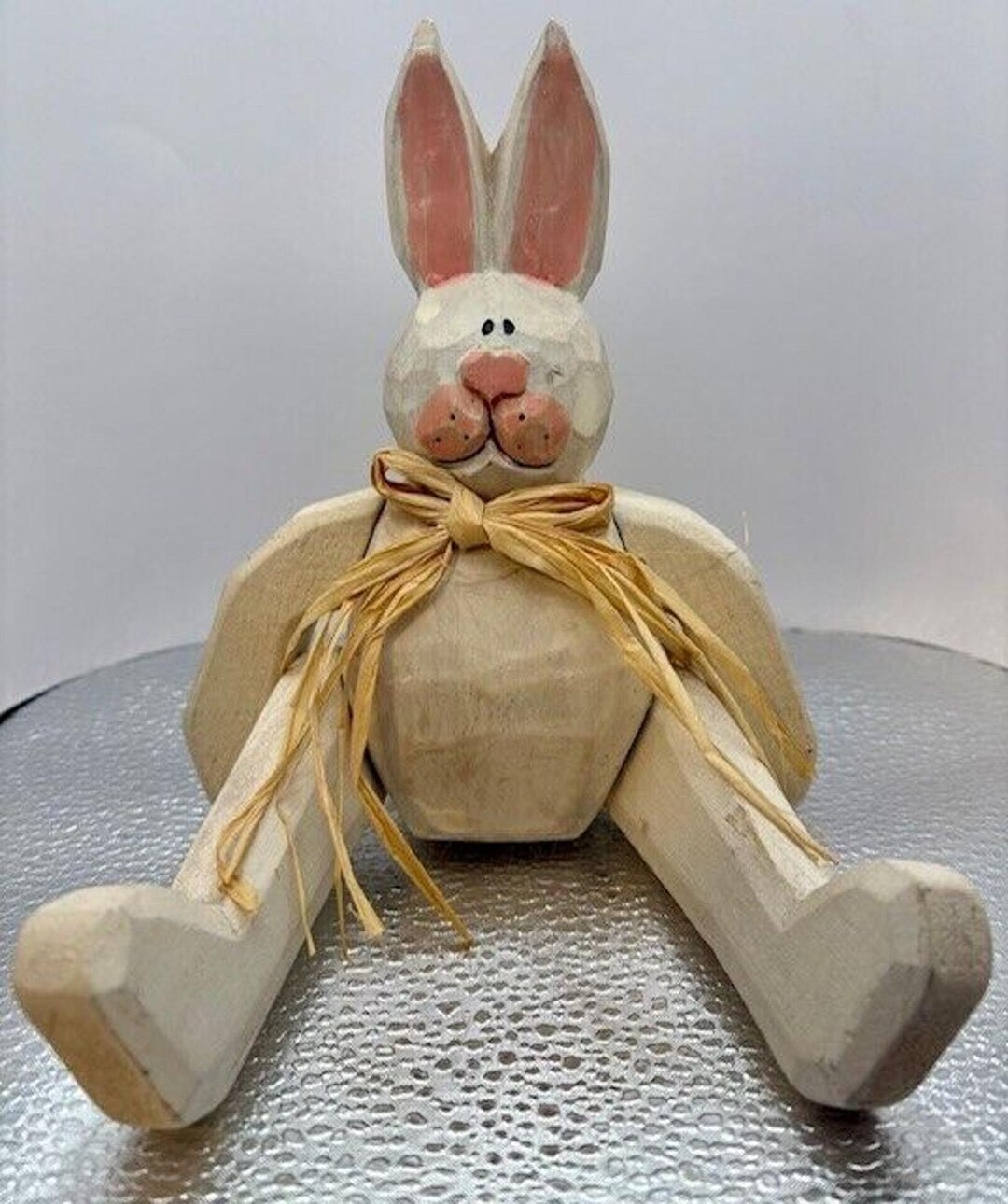 Bunny Rabbit Jointed Poseable Wooden Shelf Setter - Etsy