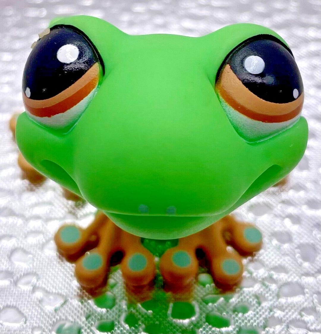 Hasbro LPS Littlest Pet Shop Green Frog #1020 C-031 2007 - Etsy