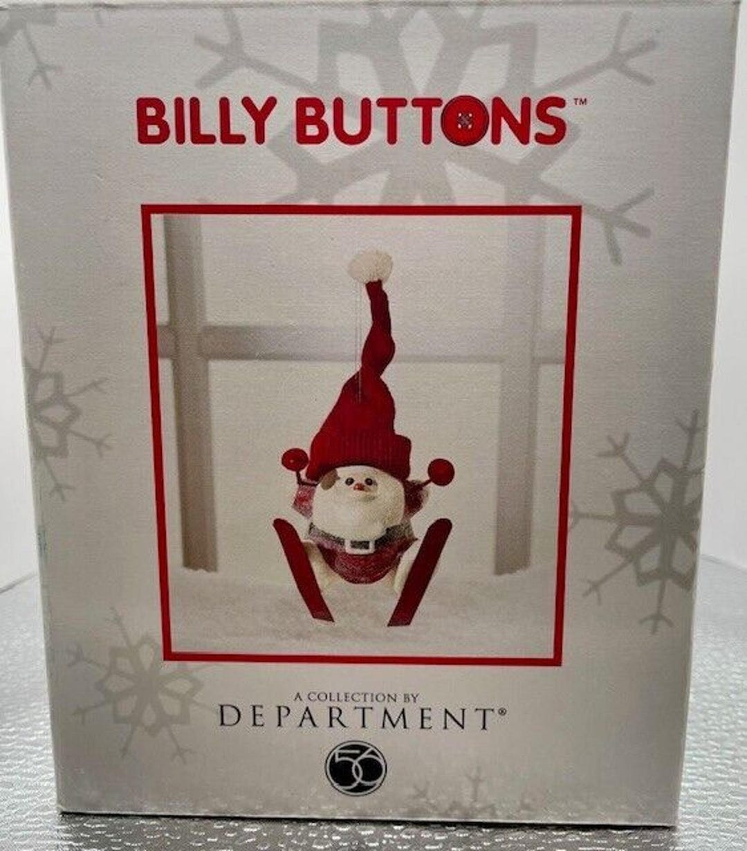 Vintage Department 56 Billy Buttons Santa Figurine Collectable - Etsy