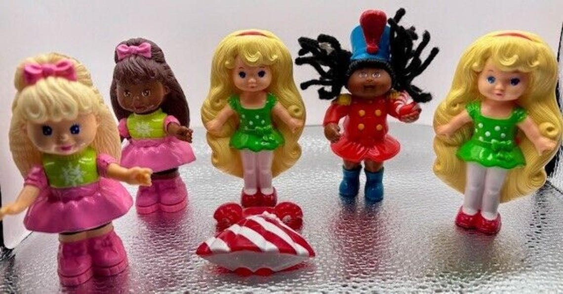Mcdonald's Lil Miss Candistripe, Cabbage Patch, Sally Secret, Lot of 5 ...