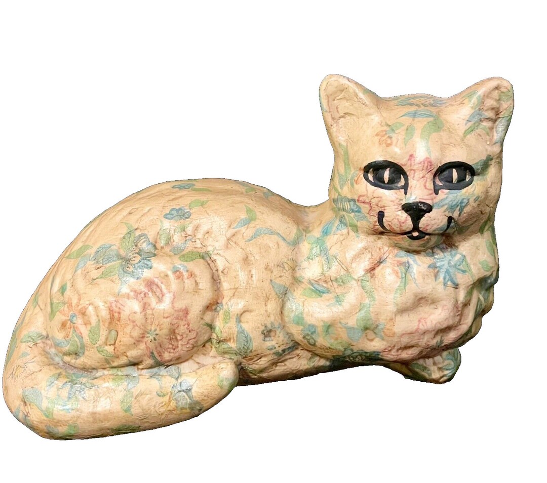 Vintage Cat Figurine Signed by DONA WHITE Whatchamacallits Rare - Etsy