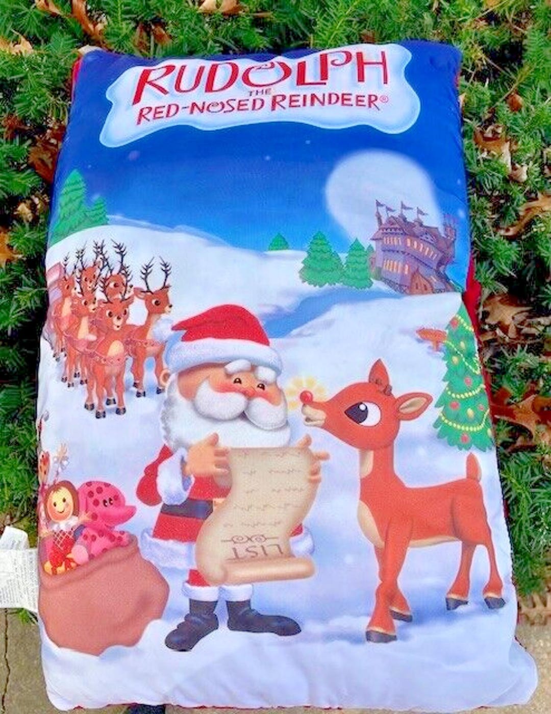 Rudolph the Red-nosed Reindeer Storybook Pillow Company 2006 - 23" X 15 ...