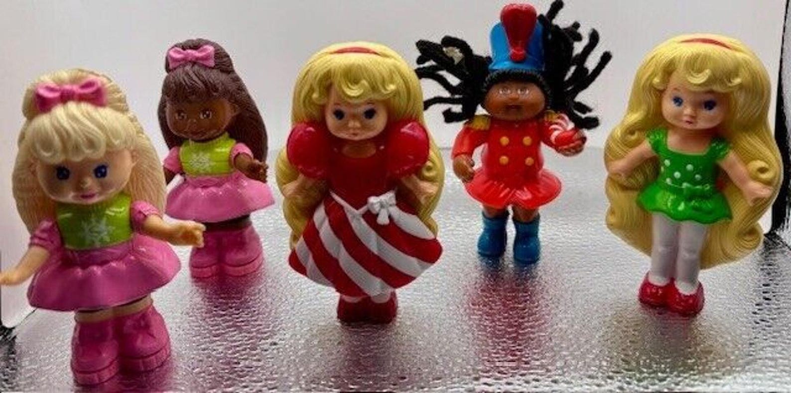 Mcdonald's Lil Miss Candistripe, Cabbage Patch, Sally Secret, Lot of 5 ...
