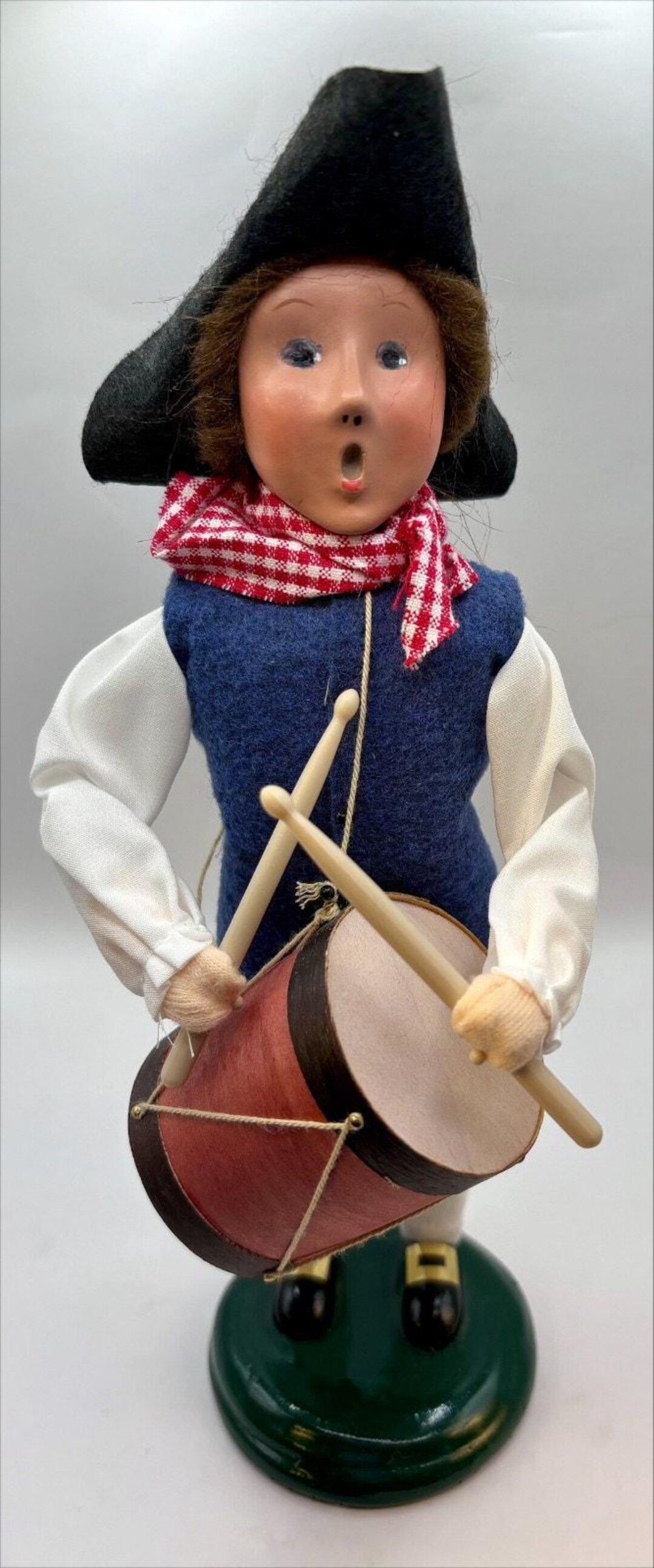 Byers Choice for Williamsburg Colonial Drummer Boy Signed Dated 2006 - Etsy