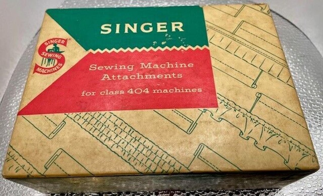 Singer Sewing Machine Attachments for Class 404 Machine - Original Box ...